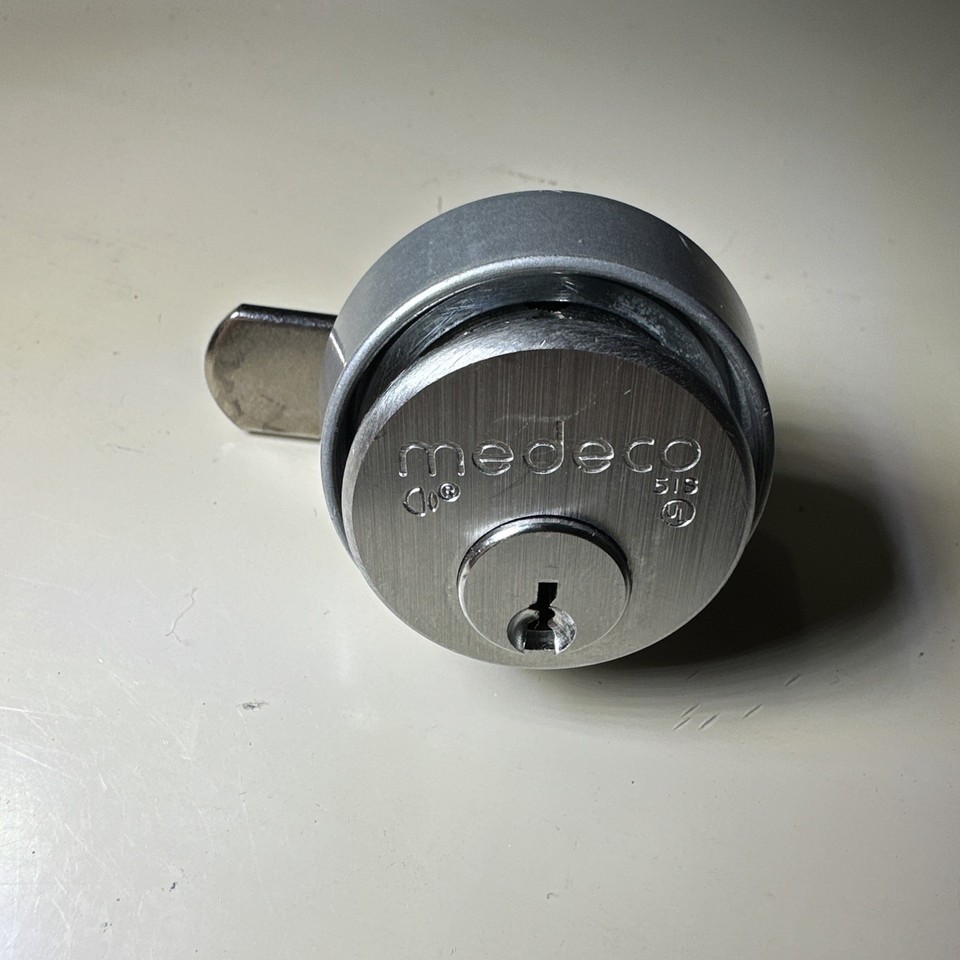 NEW MEDECO HIGH SECURITY LOCK Mortise Cam lock. See Pictures B3 Keyway ...