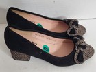FERCA 81 Black Made In Italy Suede patent leather accent, animal print ...