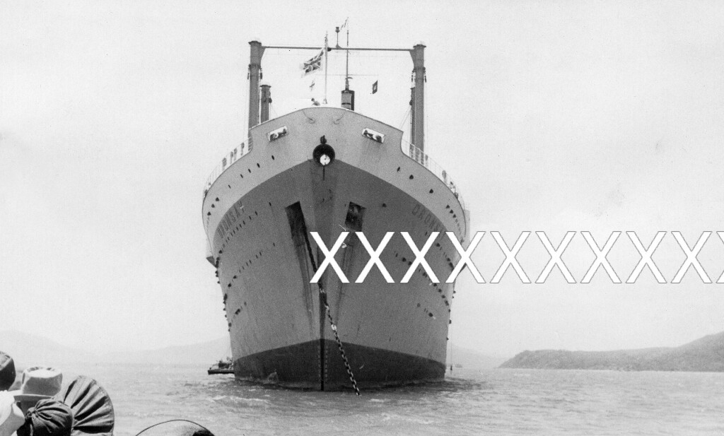 5x 1956 and 1958 RMS ORONSAY Ship Photos with info & dates POSTAGE ...
