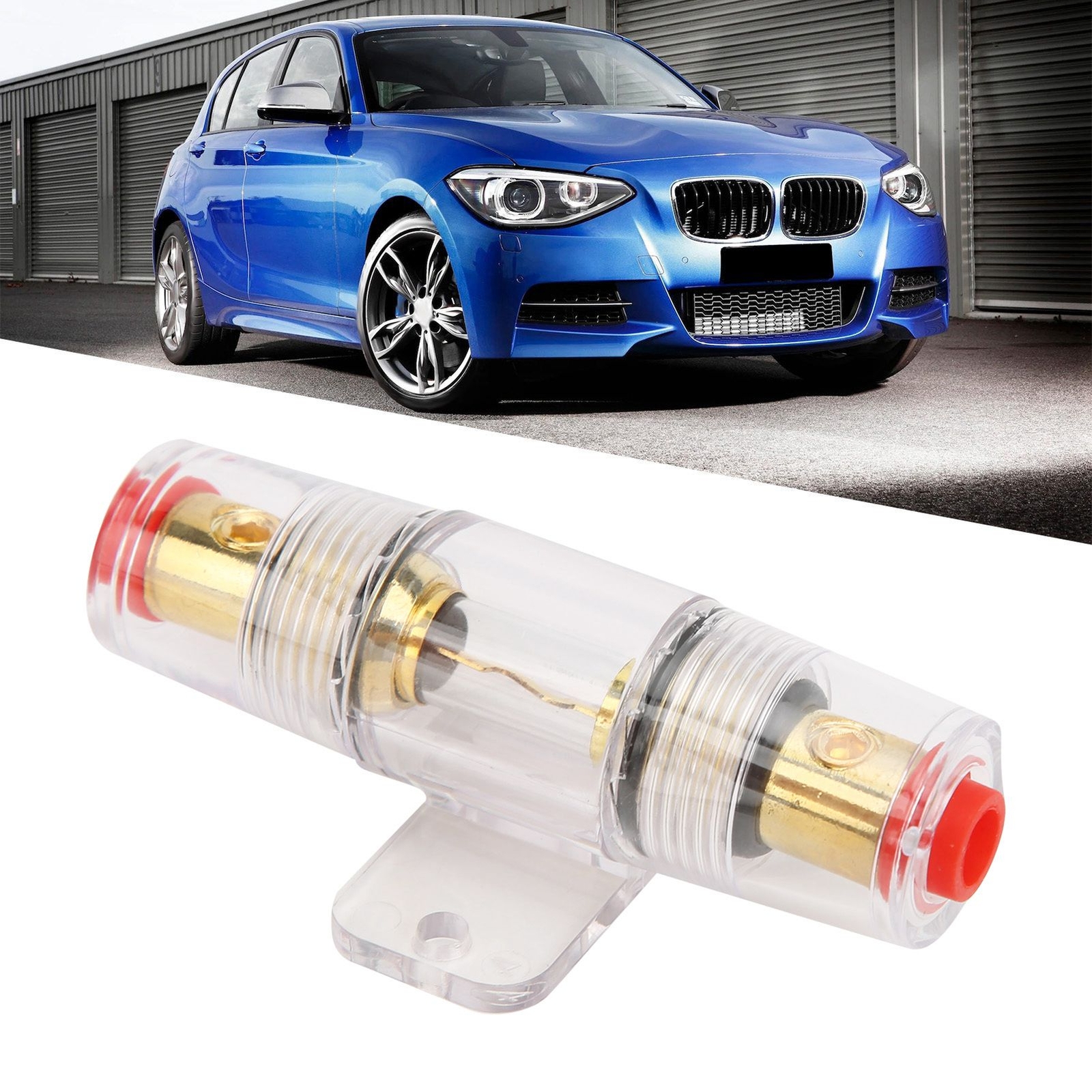 Car Audio Power Fuseholder 60A Copper Inline Fuse Block Protection For ...