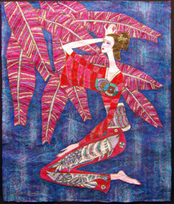 Lin Chong Original Acrylic Painting Lithuanian Girls Hand Signed Make ...