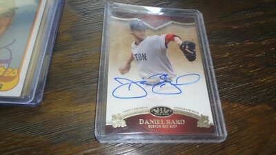 2012 TOPPS TIER ONE DANIEL BARD #197/235 AUTOGRAPHED BASEBALL CARD | eBay
