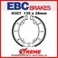 EBC Rear Brake Shoe SYM Fiddle II 151 2008-2015 H307 | eBay