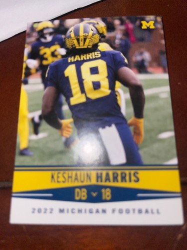 Keshaun Harris rc 2022 Valiant Michigan Wolverines Football card | eBay