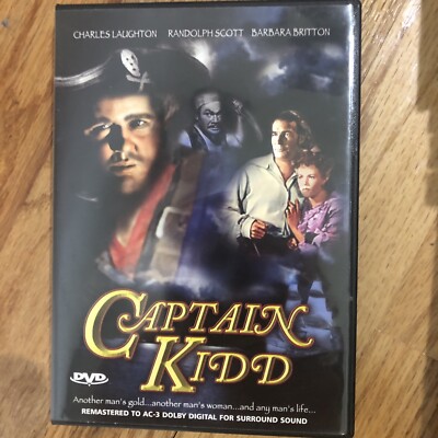 Captain Kidd (DVD, 2003 Front Row Entertainment) B&W Randolph Scott ...