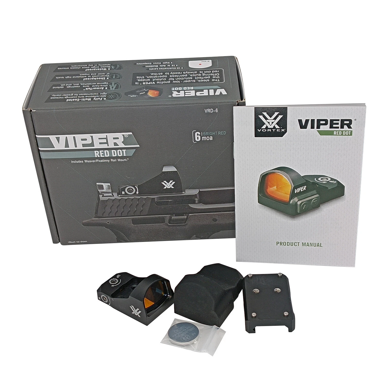 Vortex Viper Red Dot Sight 6 MOA Vortex Sight Dot Red Viper Red-Dot ...
