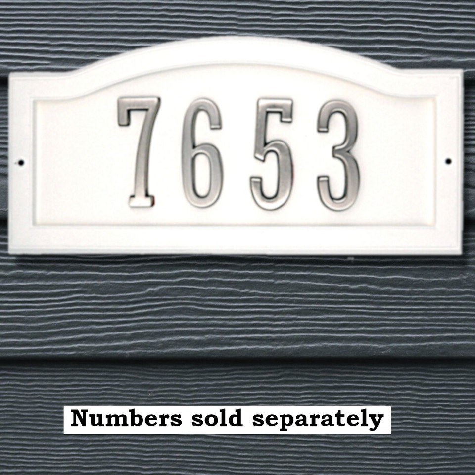 Warwick Custom Arch House Number Plaques and Bronze Address Numbers | eBay