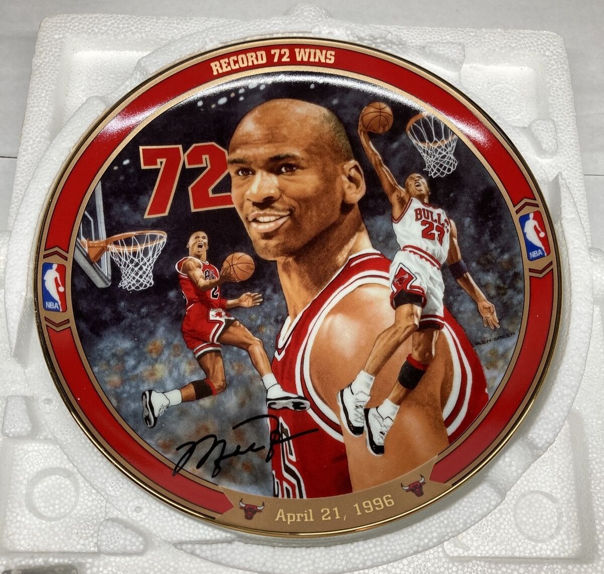 Michael Jordan Record 72 Wins For Sale - MAVIN