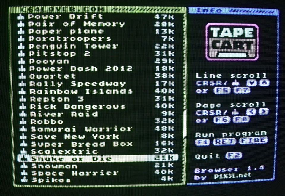 Commodore 64/128 TapeCart 124in1 | eBay