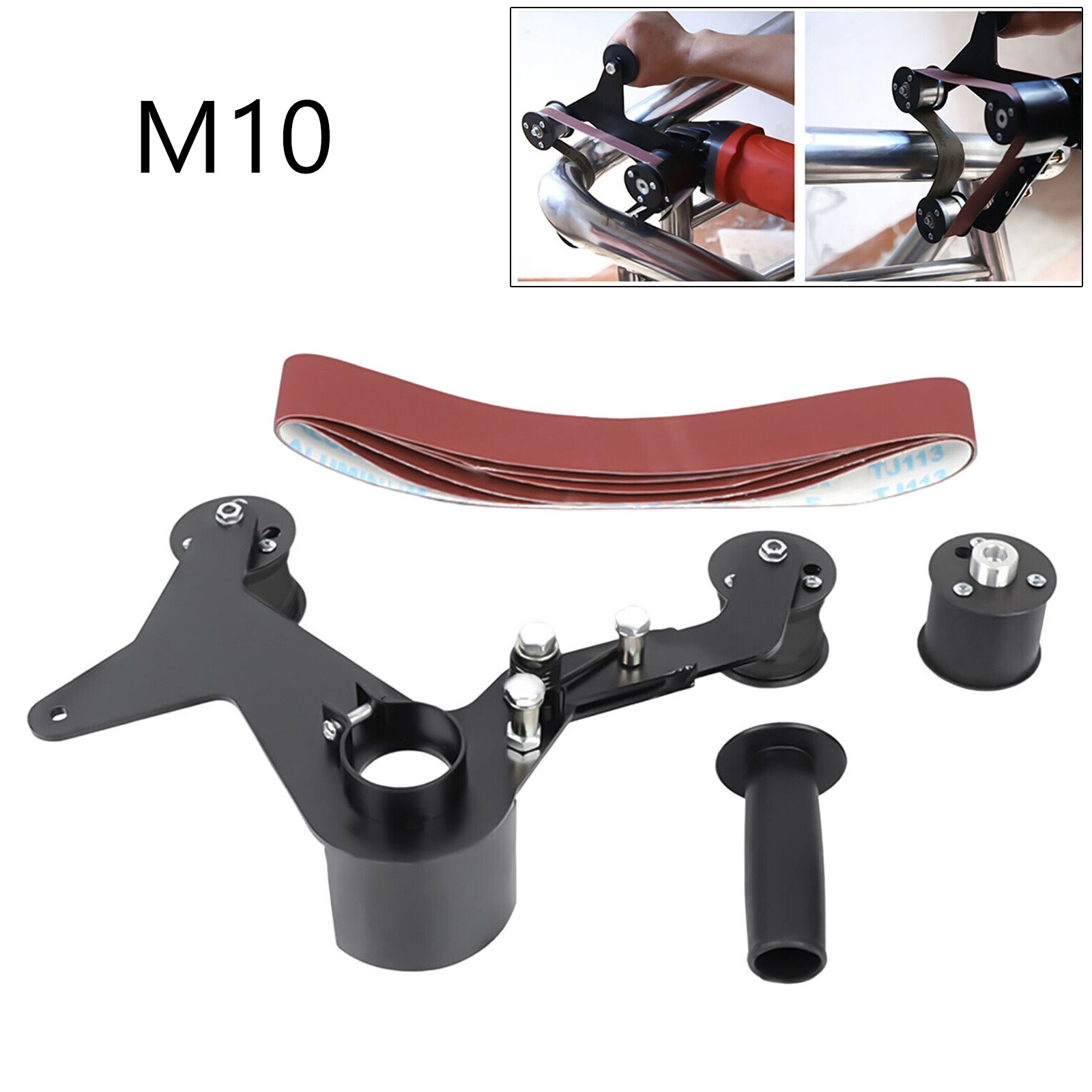 Flexible Grinder Pipe Tube Belt Angle Sander Attachment Kits Tool For ...