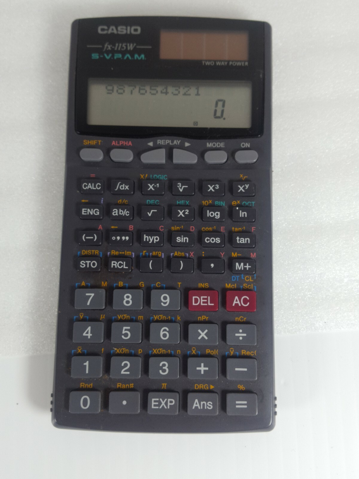 2 Calculators TI 30X IIS 2-Line & Casio fx-115W Lot Scientific Texas ...
