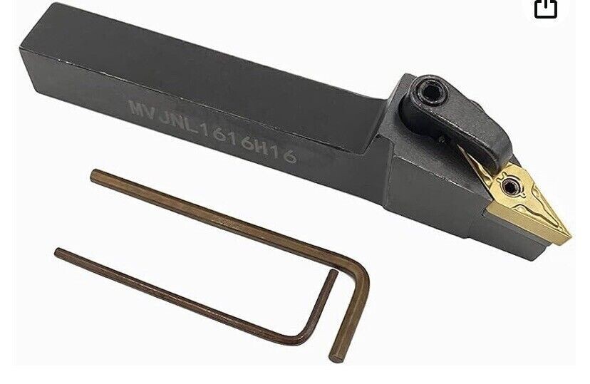 MVJNL1616H16 16*100mm Lathe Turn index Tool Holder +5PC VNMG160408-HA ...