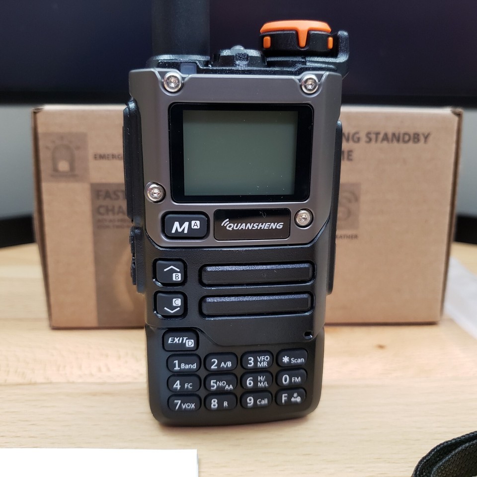 Quansheng Portable Multi-Band Transceiver AM/FM Radio NOAA Weather UV ...