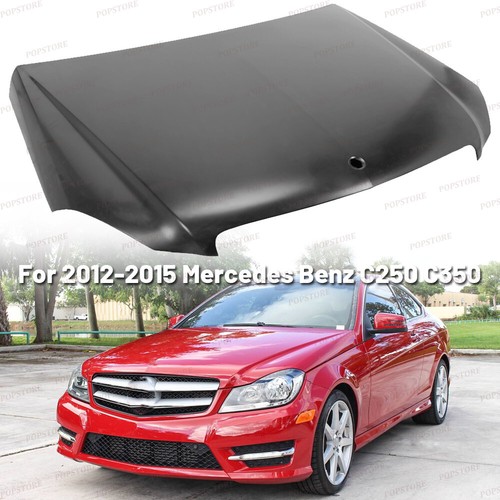 Hood Panel Steel For 2012 2013 2014 2015 Mercedes Benz C250 C300 OEM ...