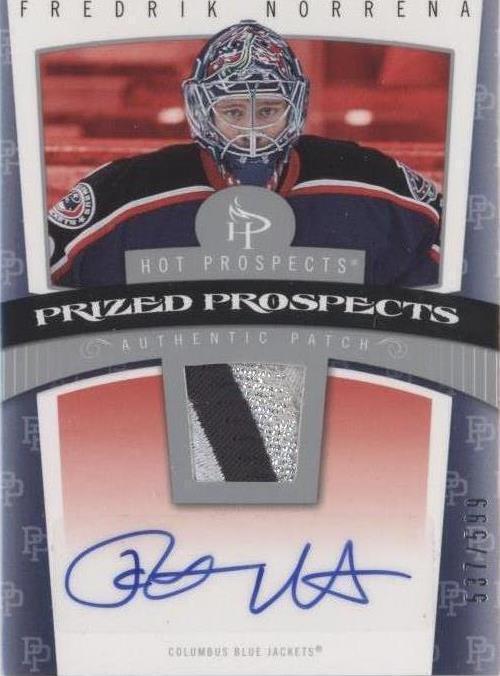 2006-07 Fleer Hot Prospects - Prized Prospects Fredrik Norrena #109 / ...