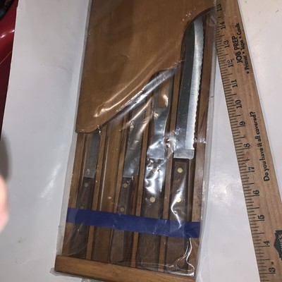 Vintage Forgecraft 4 Knife Set Made In The USA Missing The 5th Knife | eBay