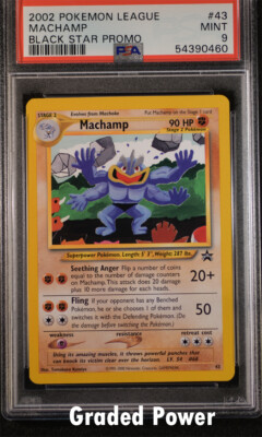 Promo Machamp PSA 9 Black Star Promo #43 Pokemon | eBay