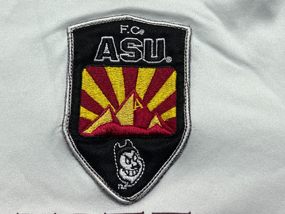FC Arizona State Sun Devils Game-Used Soccer White ASU Jersey - Adidas ...