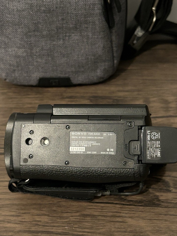 Sony FDR-AX33 4K Handycam Digital Camcorder Bundle | eBay