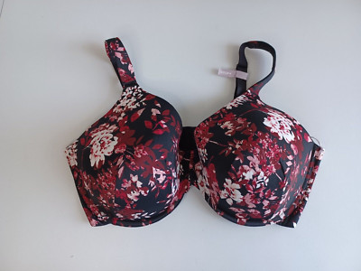 Ambrielle Everyday Full Coverage Underwire Bra 44DDD Floral Print on ...