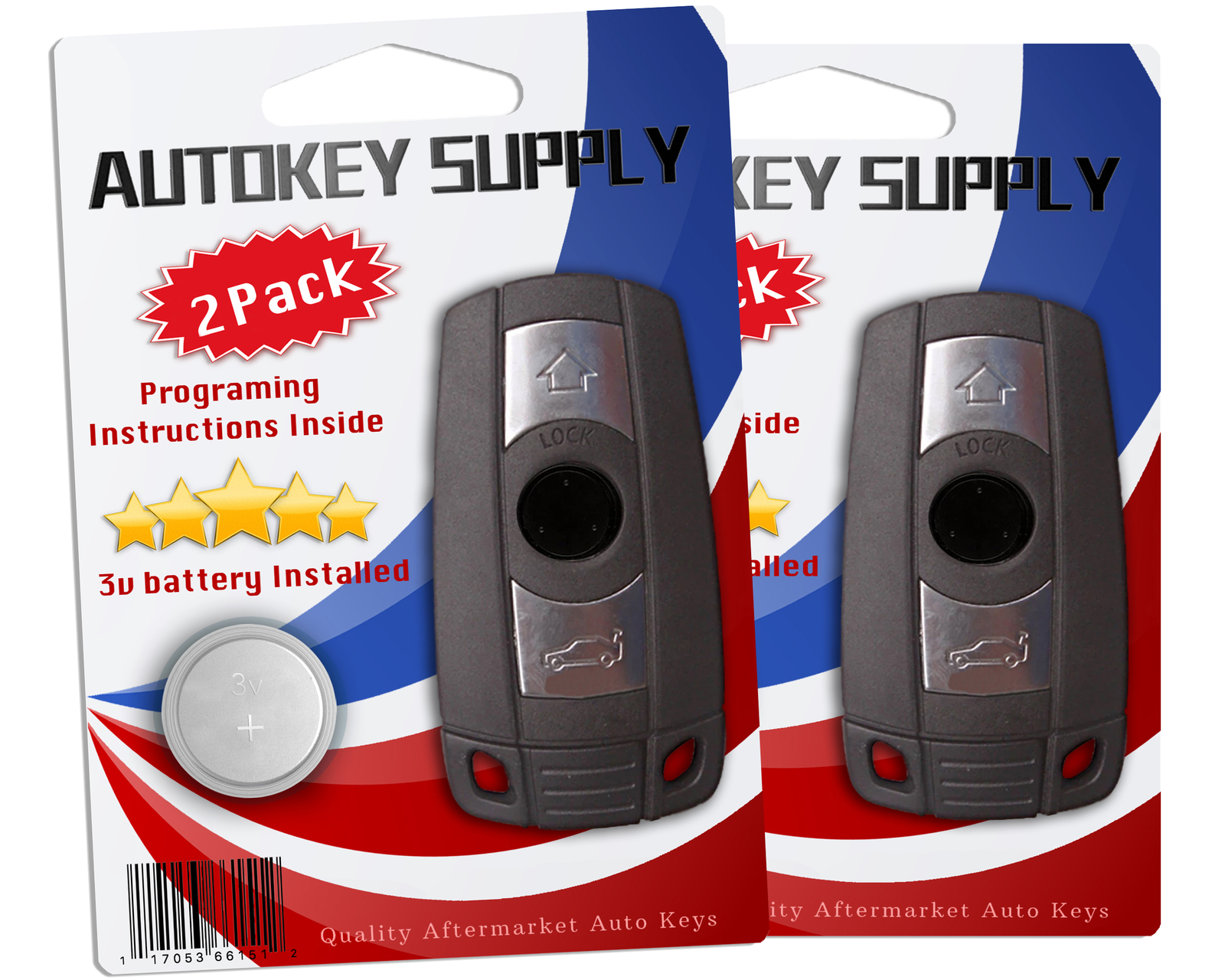 2 New Replacement for BMW 3 5 Series Entry Car Remote Smart Key ...