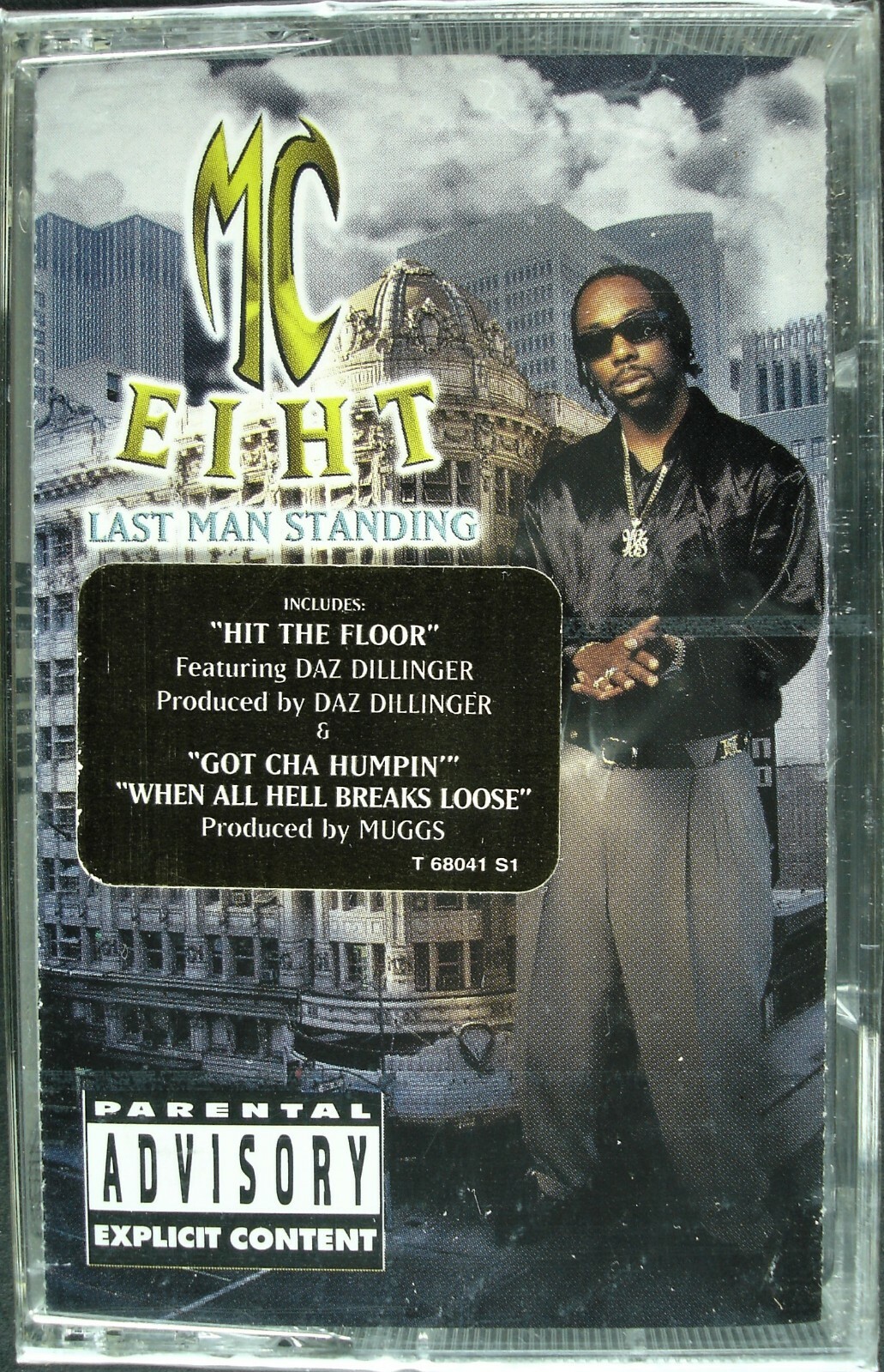 MC EIHT "LAST MAN STANDING" 1997 CASSETTE TAPE *SEALED* *RARE* RAP/HIP ...