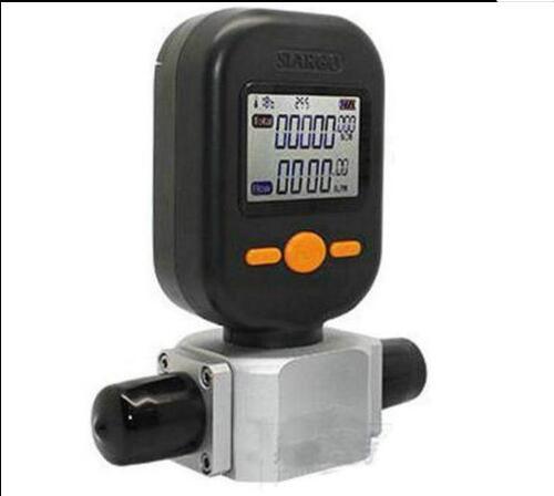 CE Digital Gas Mass Flow Meter 0-200L/Min Protable Gas Air Flow Rate ...
