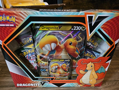 Dragonite V Collection Box - Pokemon Collection Box x1 - Sealed - New ...