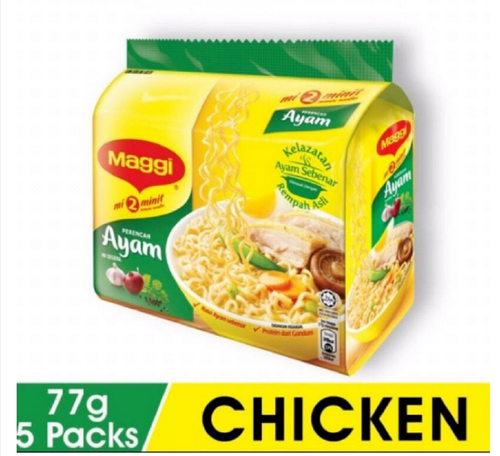 Maggi Instant Noodle 5 Packs Chicken Free Shipping | eBay