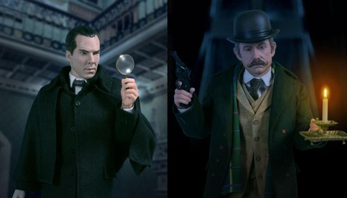 BBC Sherlock Benedict Cumberbatch Martin Freeman Action Figure BIG ...
