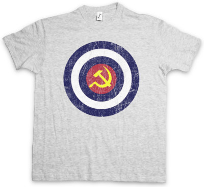 Captain Communism T-Shirt America Fun Socialism Communist Hammer & and ...