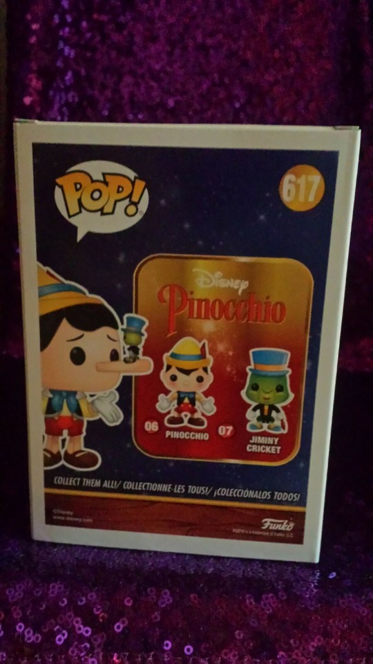 Funko Pop Disney Pinocchio & Jiminy Cricket #617 - Pop In A Box ...