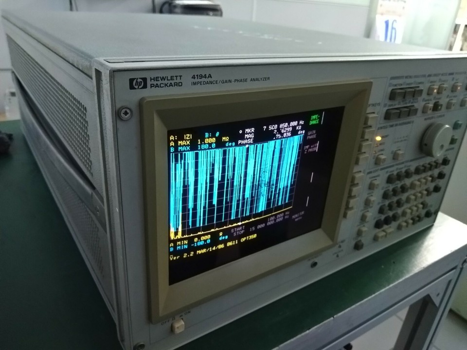 HP Agilent 4194A Impedance/Gain-Phase Analyzer, w/o Measurement Unit ...