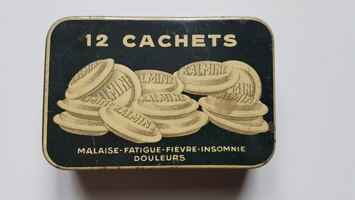 Boite ancienne vide à 12 cachets Kalmine des années 50 | eBay