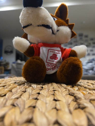 VTG. State Farm Insurance Good Neigh Coyote Plush Stuffed Animal Doll ...