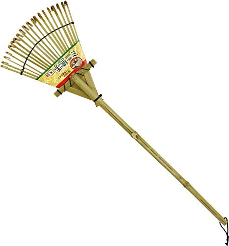 Senkichi Small Bamboo Rake 670Mm Made In Japan Head Width 200Mm Garden ...
