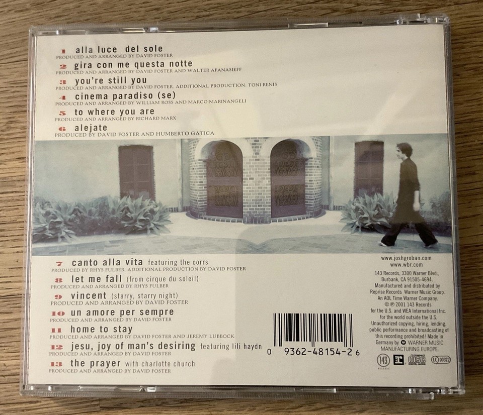 Josh Groban -2 CD Joblot -Closer And Self titled Josh Groban - Fast Despatch | eBay