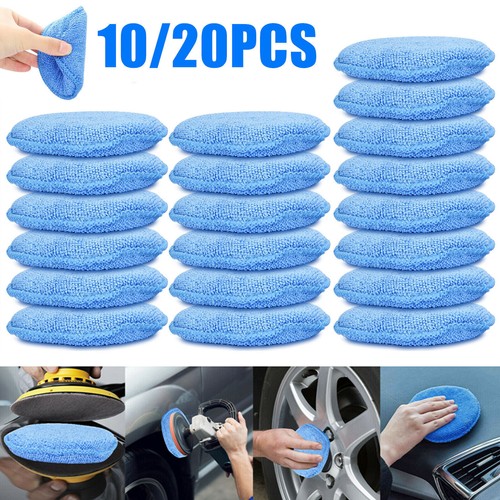 20/10 X 5" Microfiber Foam Sponge Applicator Pads Car Buffing Polish ...