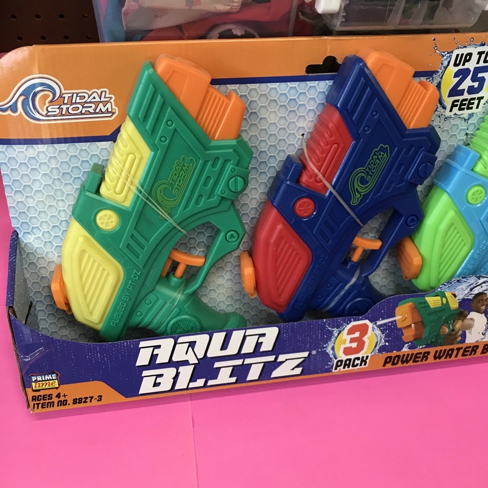 Water Blasters 3pk Pool Toys Summer Fun | eBay