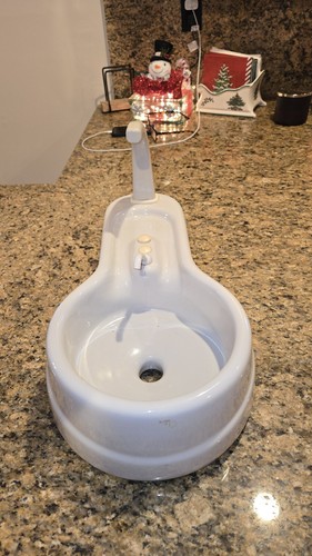 Adec cascade porcelain cuspidor with cup fill and bowl spouts | eBay