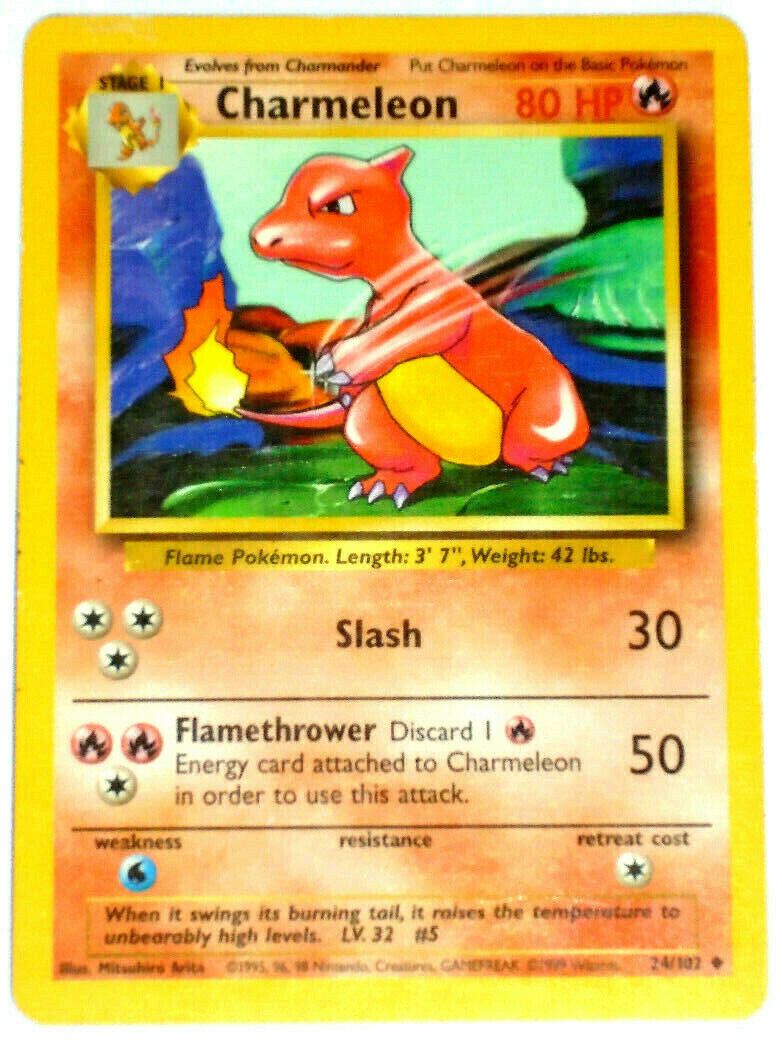 Pokemon Charmeleon Card