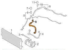 NEW BMW 2 F45 1.5D 70KW AIR CON A/C SUCTION PIPE HOSE 64539209722 OEM ...
