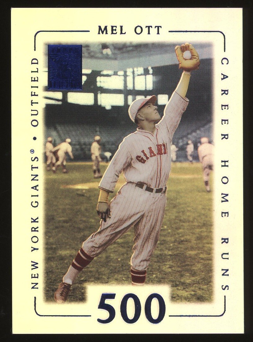 2002 TOPPS TRIBUTE MEL OTT #90 Blue /26 HOF NEW YORK GIANTS | eBay