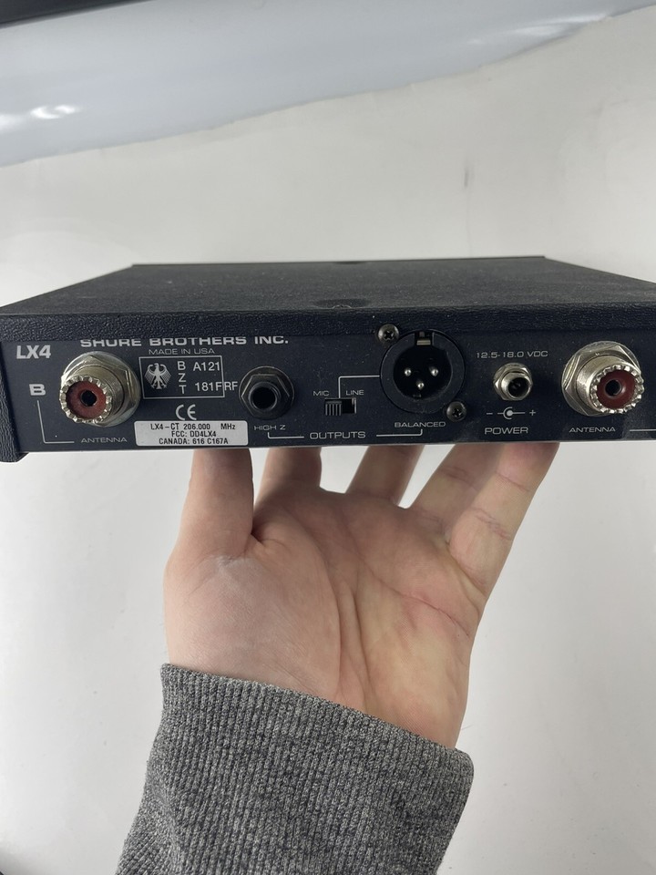 Shure LX Reciever 206.000 MHZ | eBay