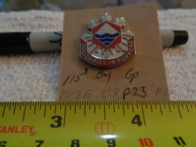 115th Engineer Group P23 Unit Crest, DI, DUI (DRAW#Z10) | eBay