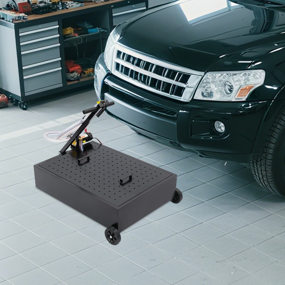 Large Oil Drain Pan Garage Shop Coolant Fluid Drip Leak Ribbed ...