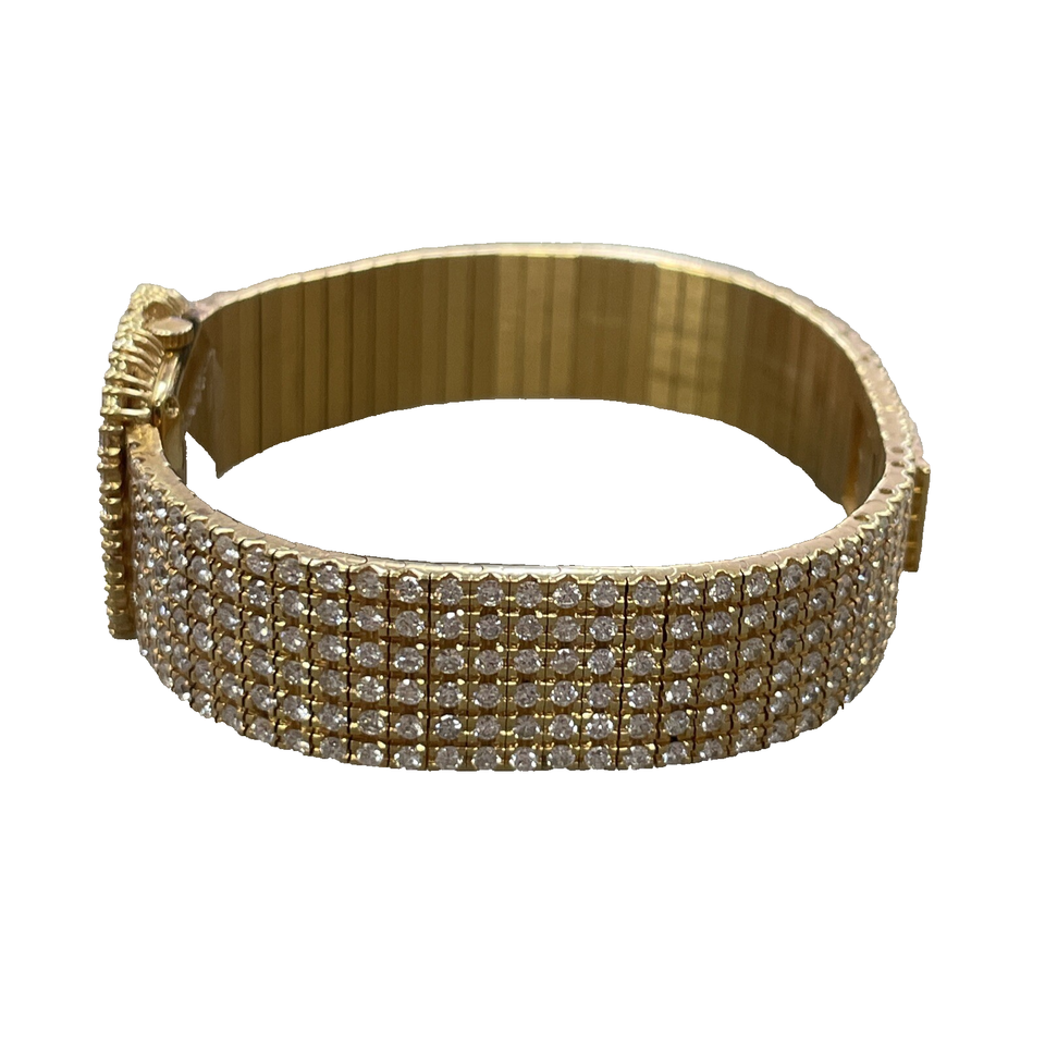 Piaget Ladies 18k Diamond Covered Watch | eBay