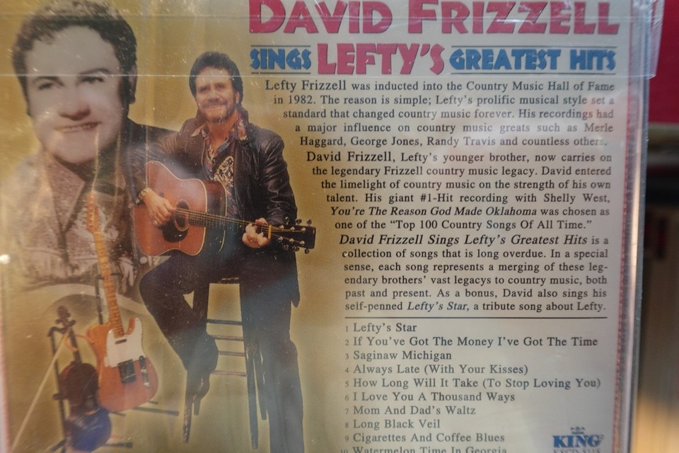 "DAVID FRIZZELL SINGS LEFTY'S GREATEST HITS" CD SEALED! | eBay