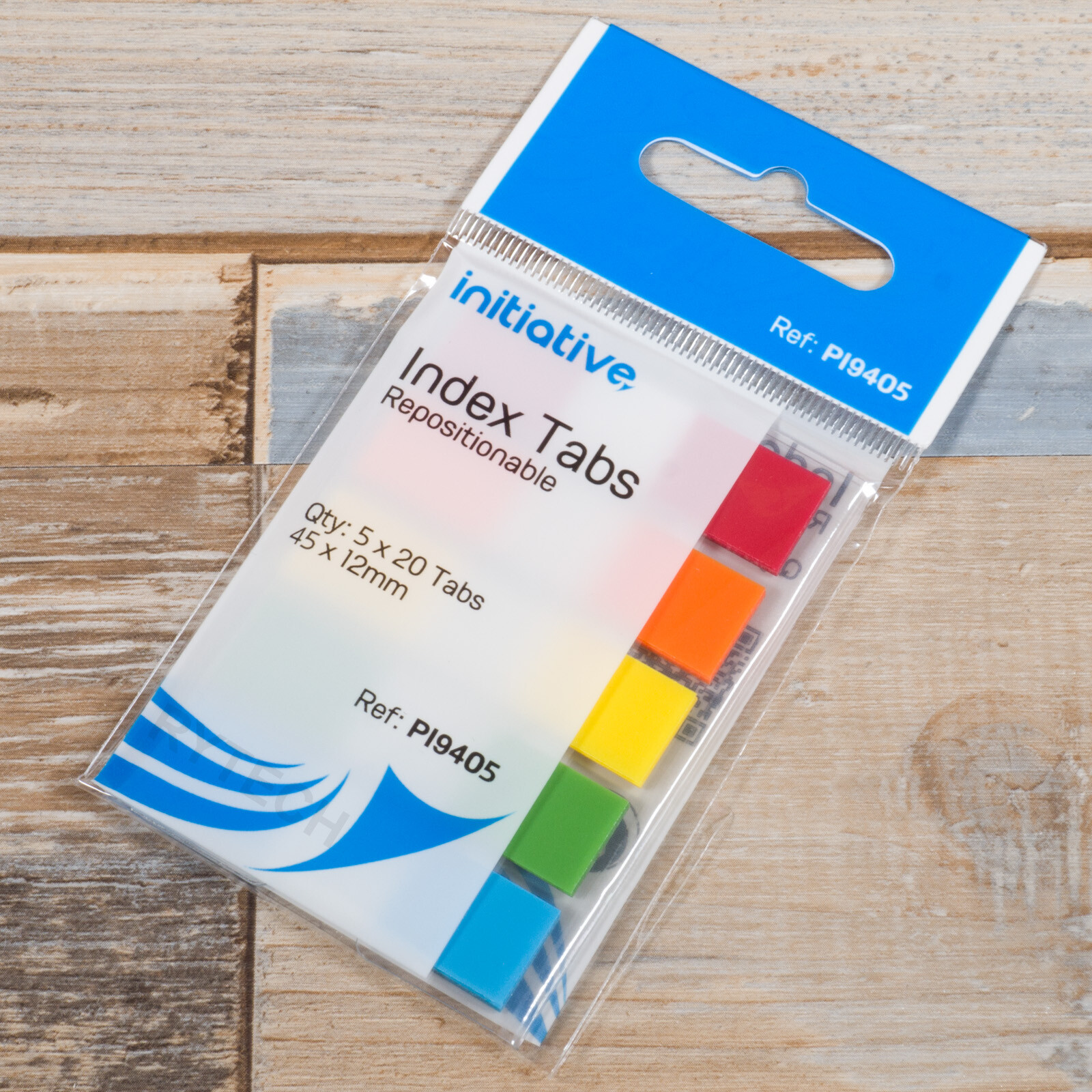 Initiative Sticky Index Tabs 45 x 12mm Colour Page Marker Filing ...