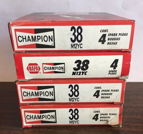 Genuine Champion Spark Plug #38 N12YC Pack of 8 Plugs Fits MOPAR 318 ...